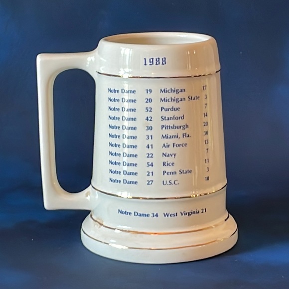 Other | Vintage Notre Dame 1988 National Championship Mug | Poshmark